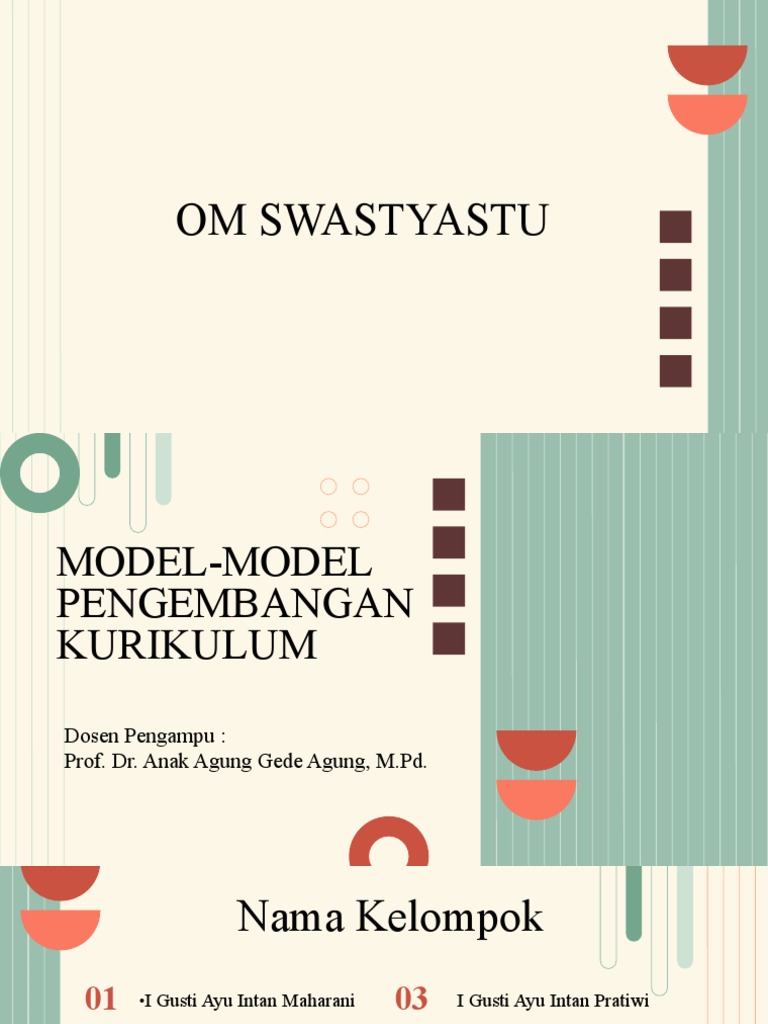 Model Pengembangan Kurikulum Pendidikan | PDF | Pengembangan Diri ...