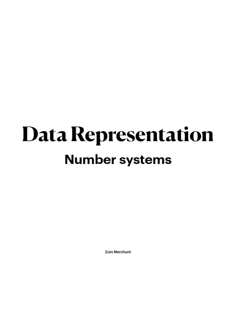 Data Representation | PDF | Character Encoding | Ascii Data Representation | PDF | Character Encoding | Ascii