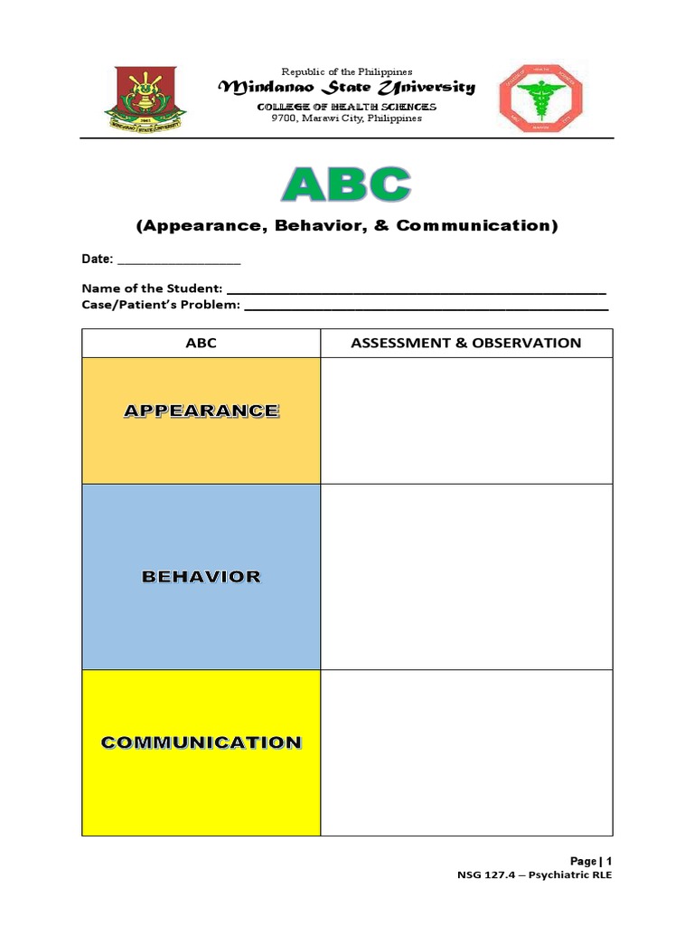 ABC Assessment | PDF