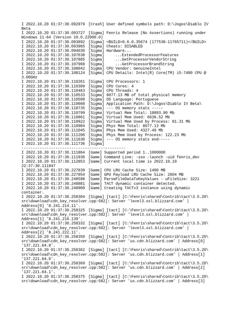 Fenris Debug-1 | PDF | Operating System | Process (Computing)