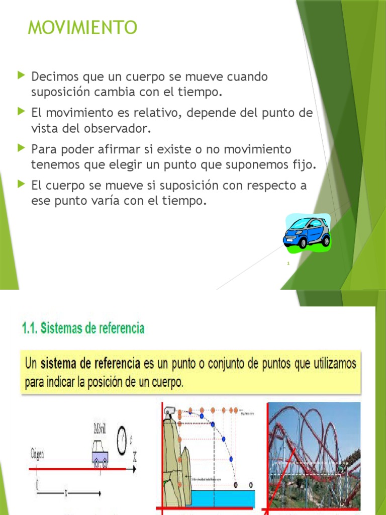Movimiento | PDF | Velocidad | Vector Euclidiano