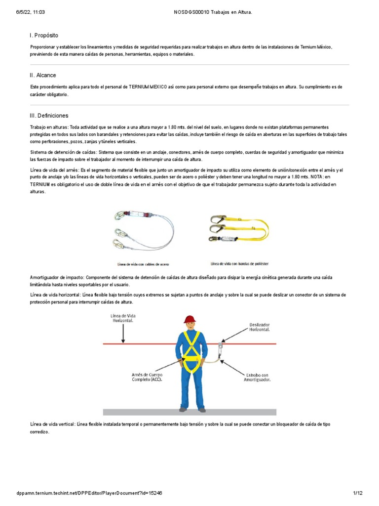 Trabajos en Altura | PDF | Andamio | Escalera