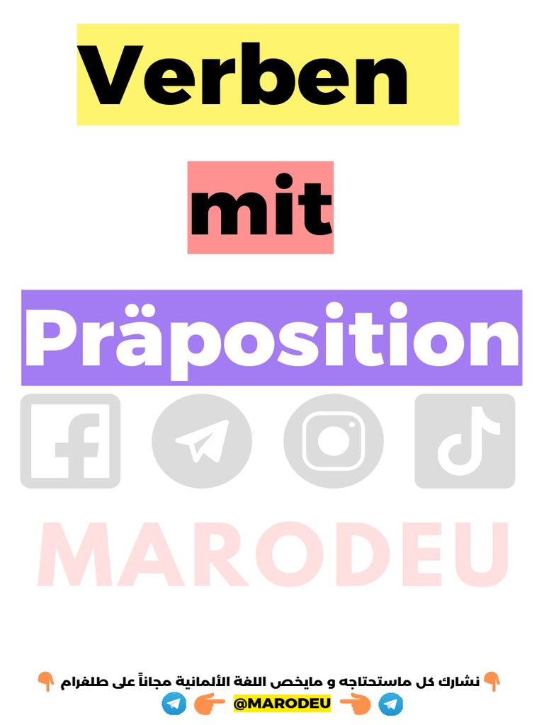 VERBEN MIT Präposition | PDF