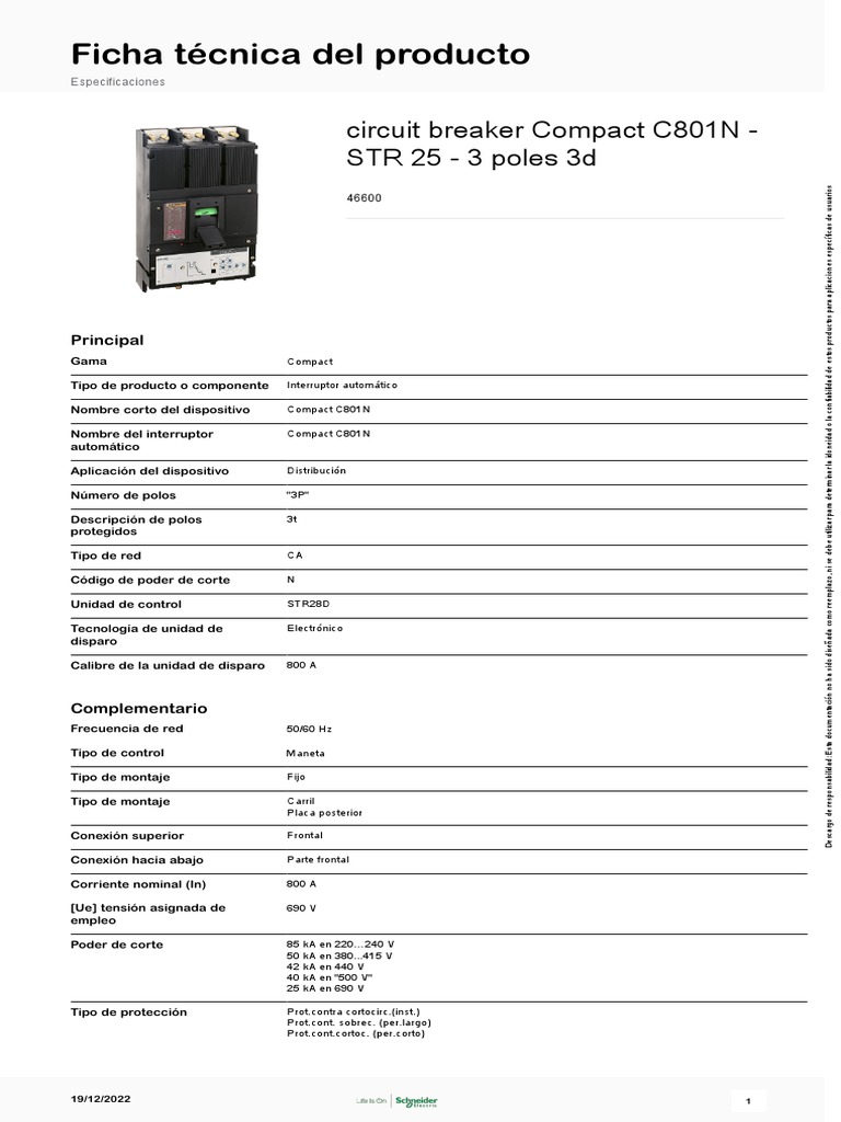 Compact NS _ 630 A_46600 | PDF