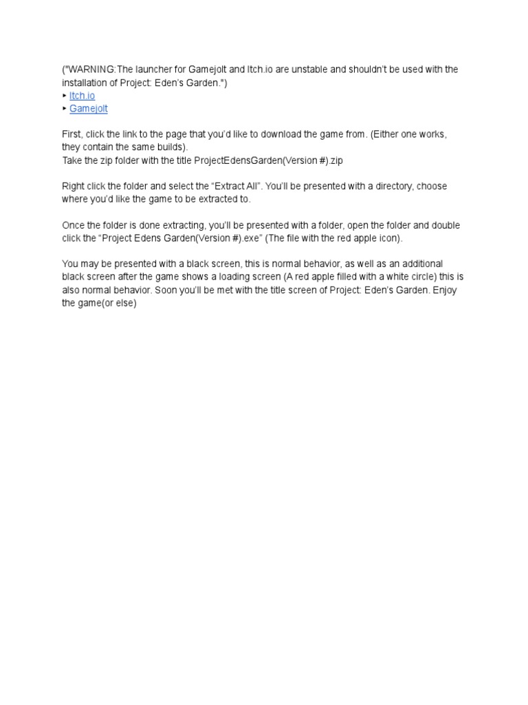 Project Edens Garden Installation Guide | PDF