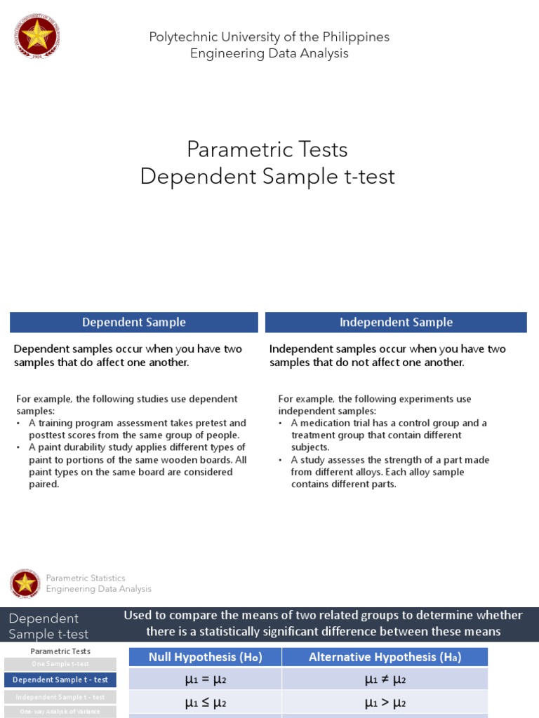 2.dependent Sample T-Test | PDF | Student's T Test | Statistical ...