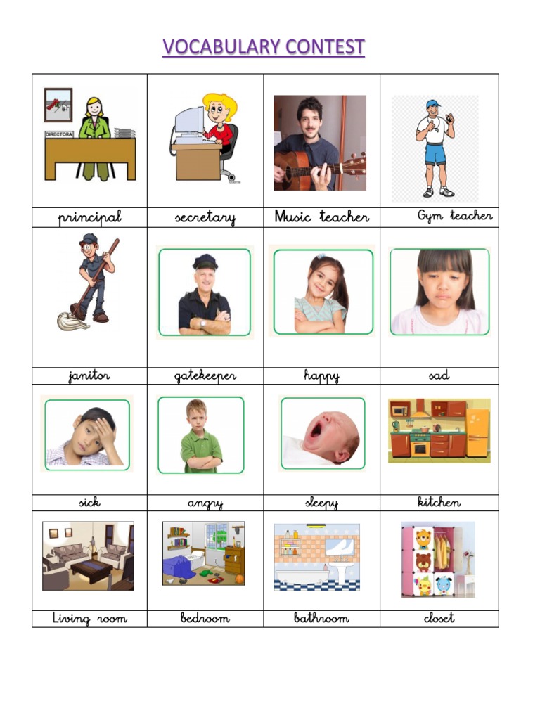 Vocabulary Contest | PDF