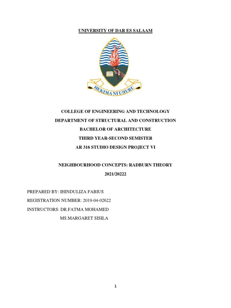 Radburn Theory | PDF | Transport | Planning