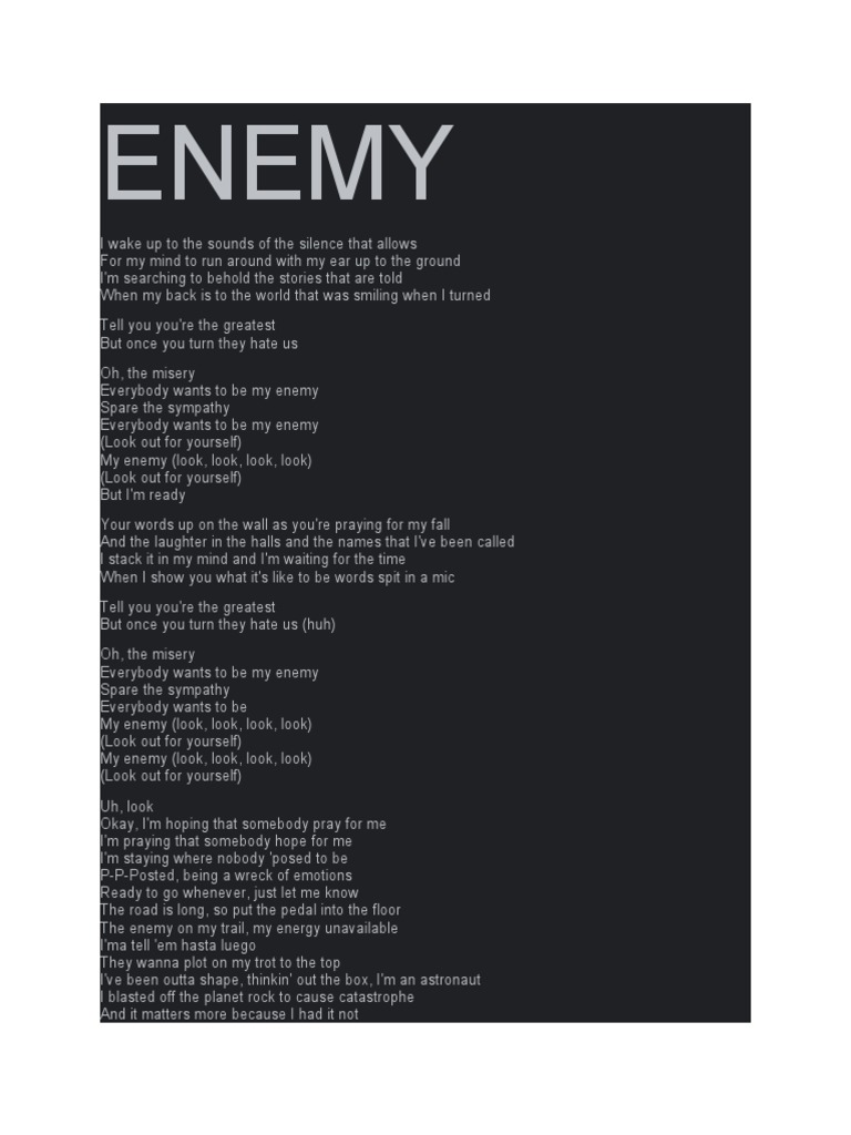 ENEMY | PDF