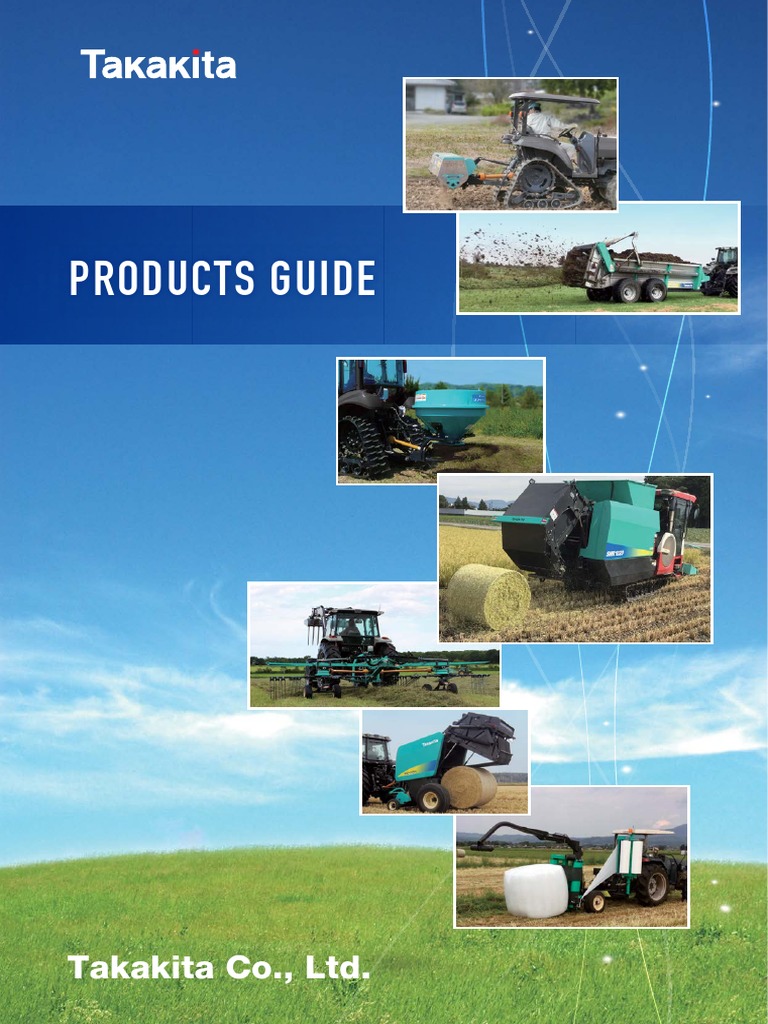 Takakita Agricultural Machinery Overview | PDF | Tractor | Agricultural ...