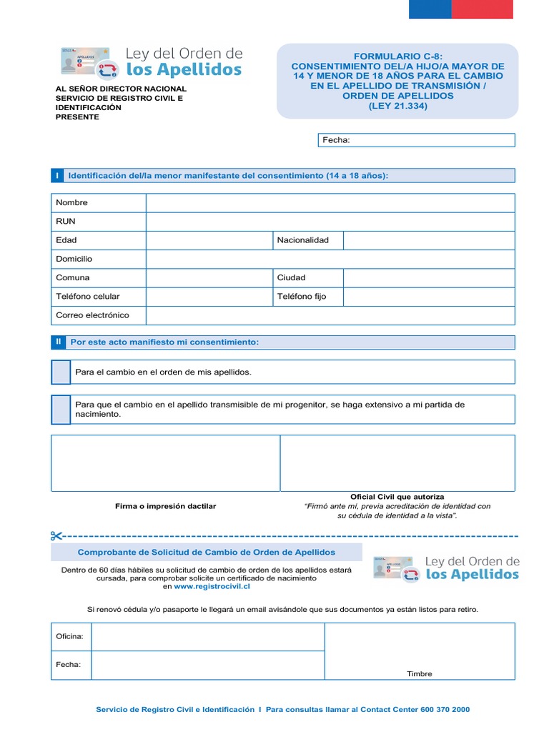 Formulario C-8 | PDF | Gobierno y personalidad