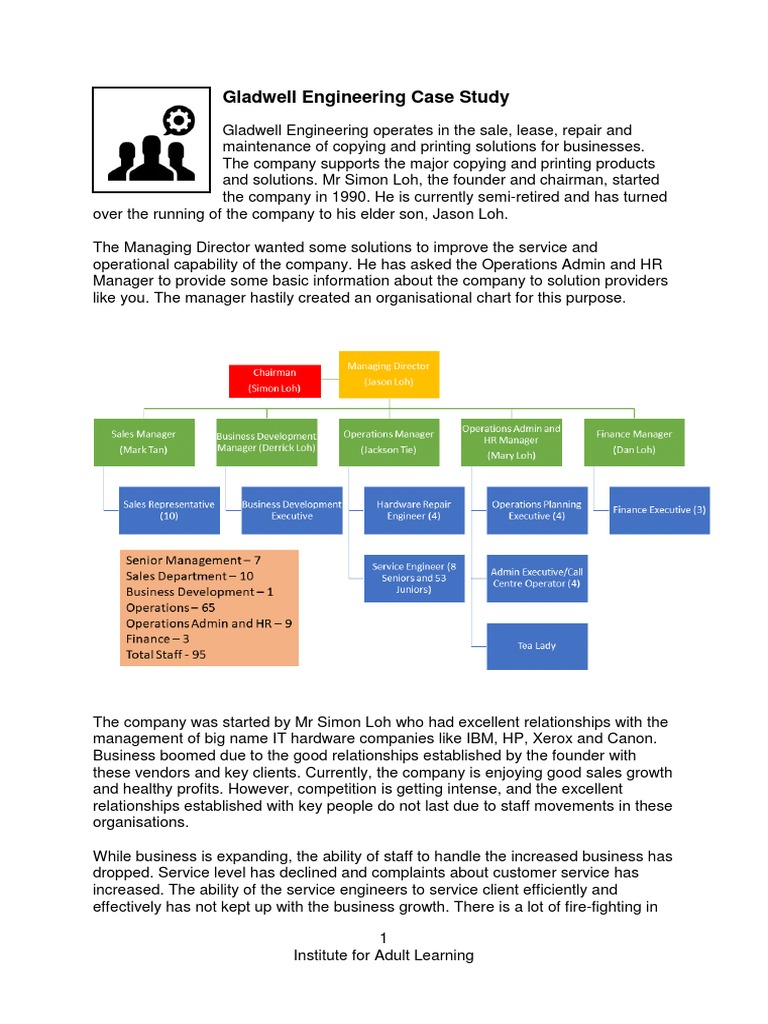 ACLP Case Study - Gladwell Engineering | PDF