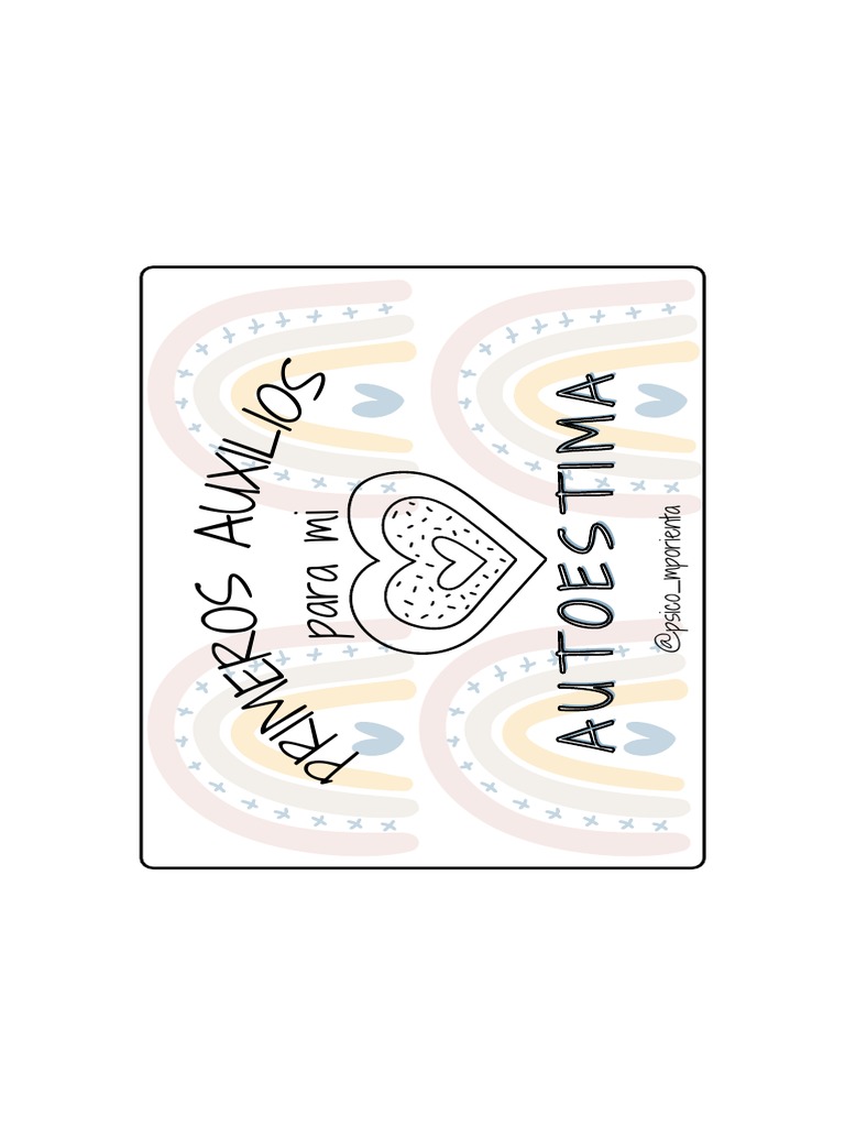 cuaderno autoestima niñas | PDF