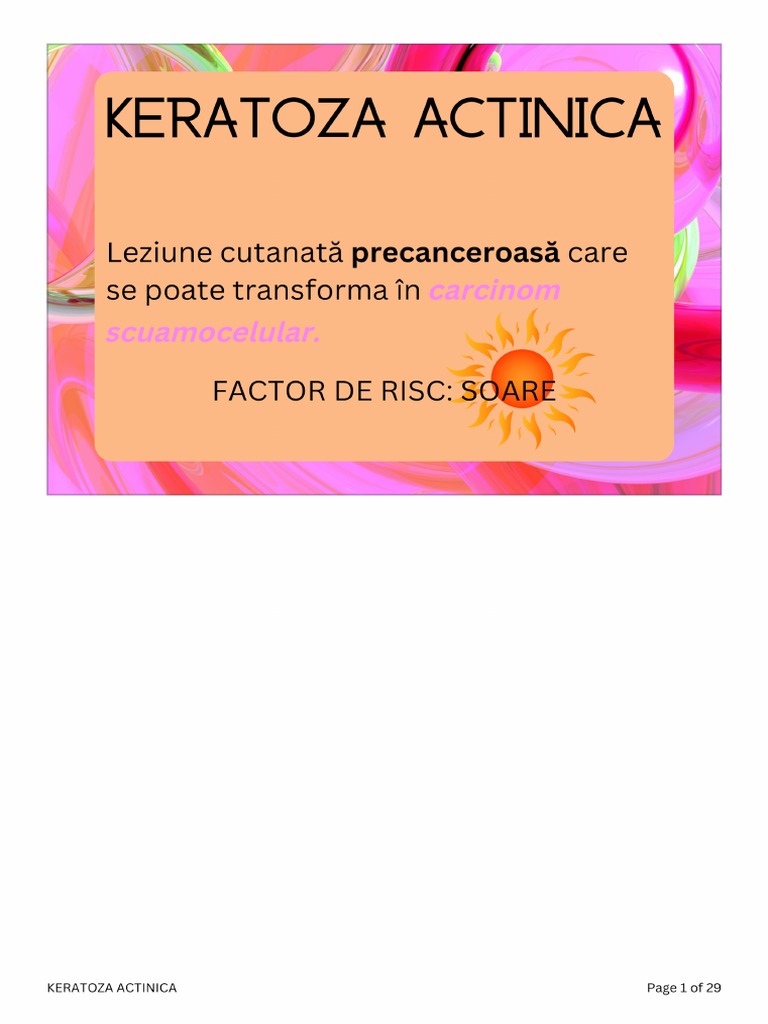 Keratoza Actinica | PDF