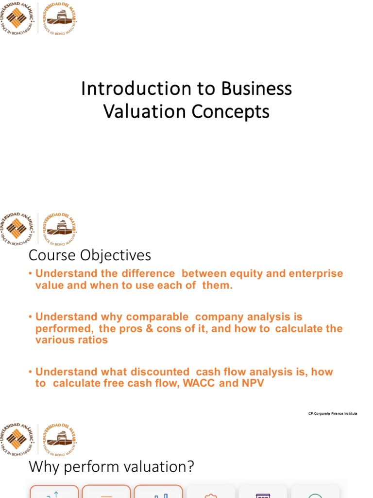 Topic 1.2 Financial Planning Introduction To Business Valuation | PDF ...