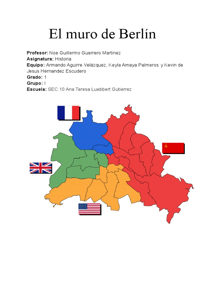 El Muro de Berlín | PDF | muro de Berlín | Berlina