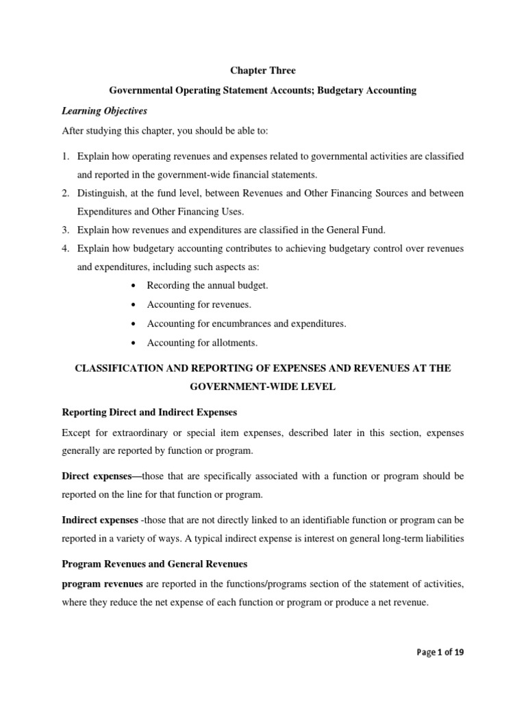 Chapter Three | PDF | Fund Accounting | Debits And Credits