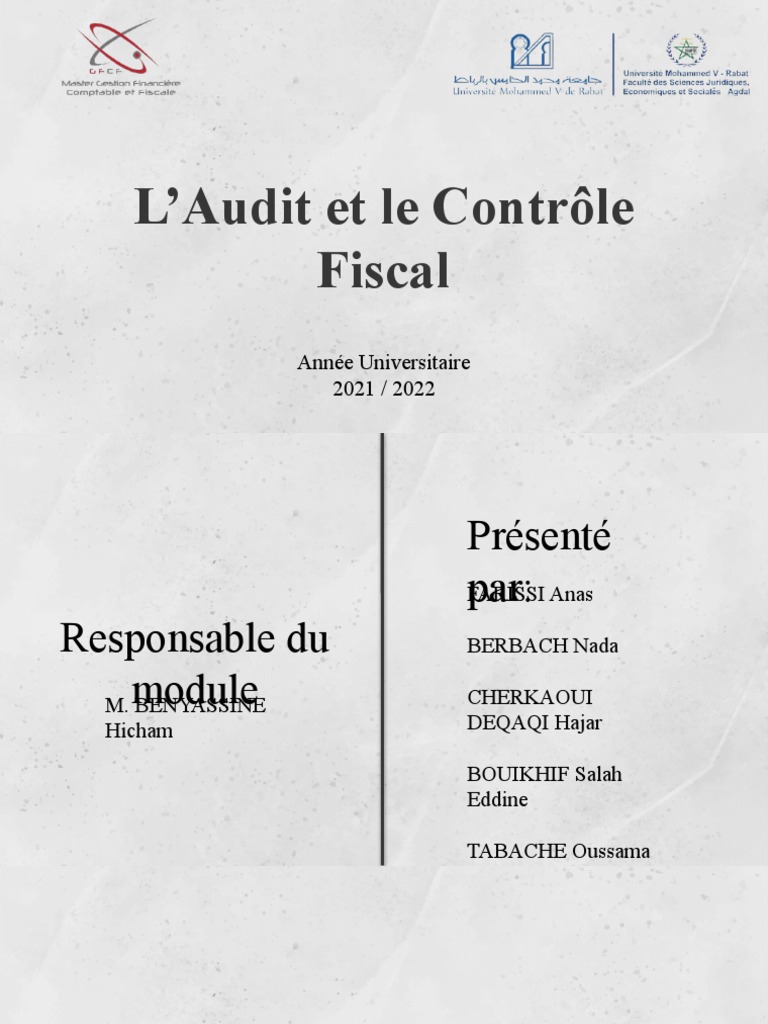 Controle Fiscal Sur Combien D Annes