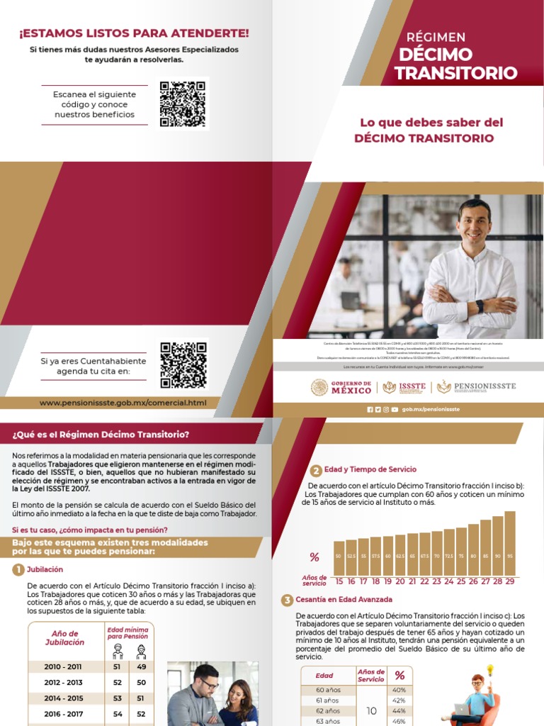Información sobre la Pensión Décimo Transitorio | PDF | Jubilación ...