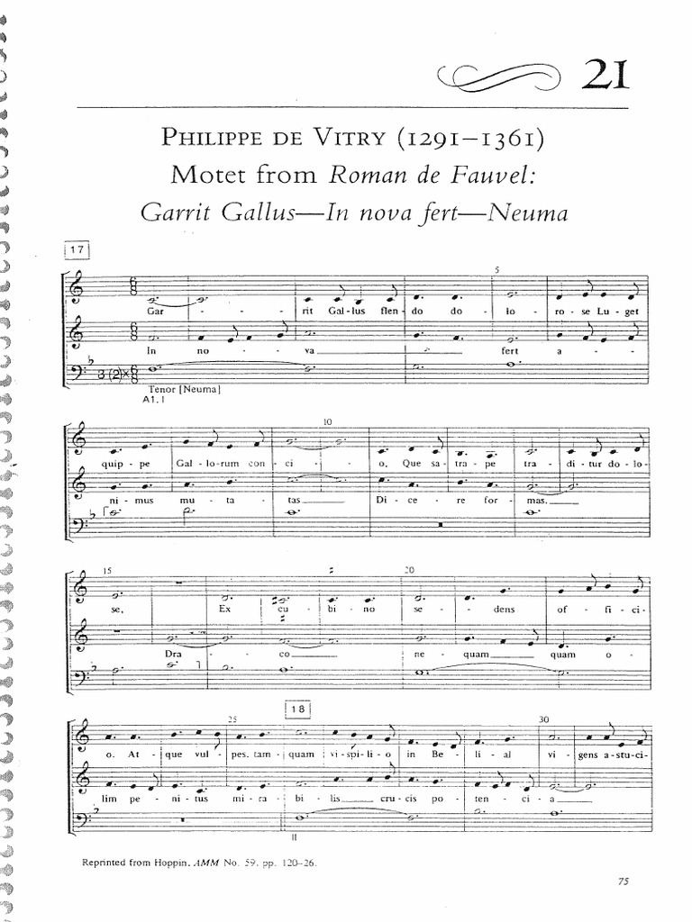 Vitry - Garrit Gallus - in Nova Fert - Neuma | PDF