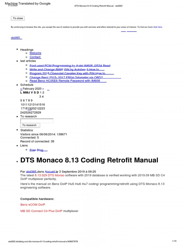 Dts Monaco Coding Compress | PDF | Vehicles | Land Vehicles