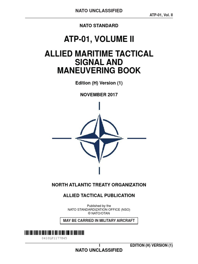 ATP - 01 (H) (1) - Vol - II Allied Maritime Tactical Signal and ...