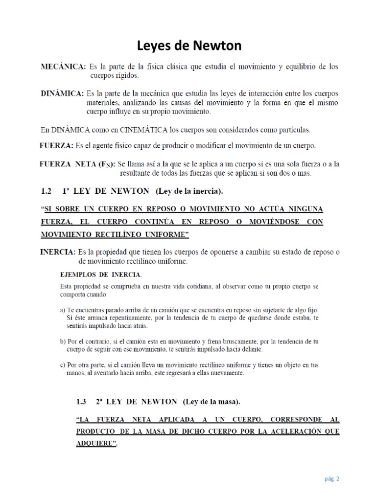 Ejercicios Leyes de Newton Tarea | PDF | Fricción | Fuerza