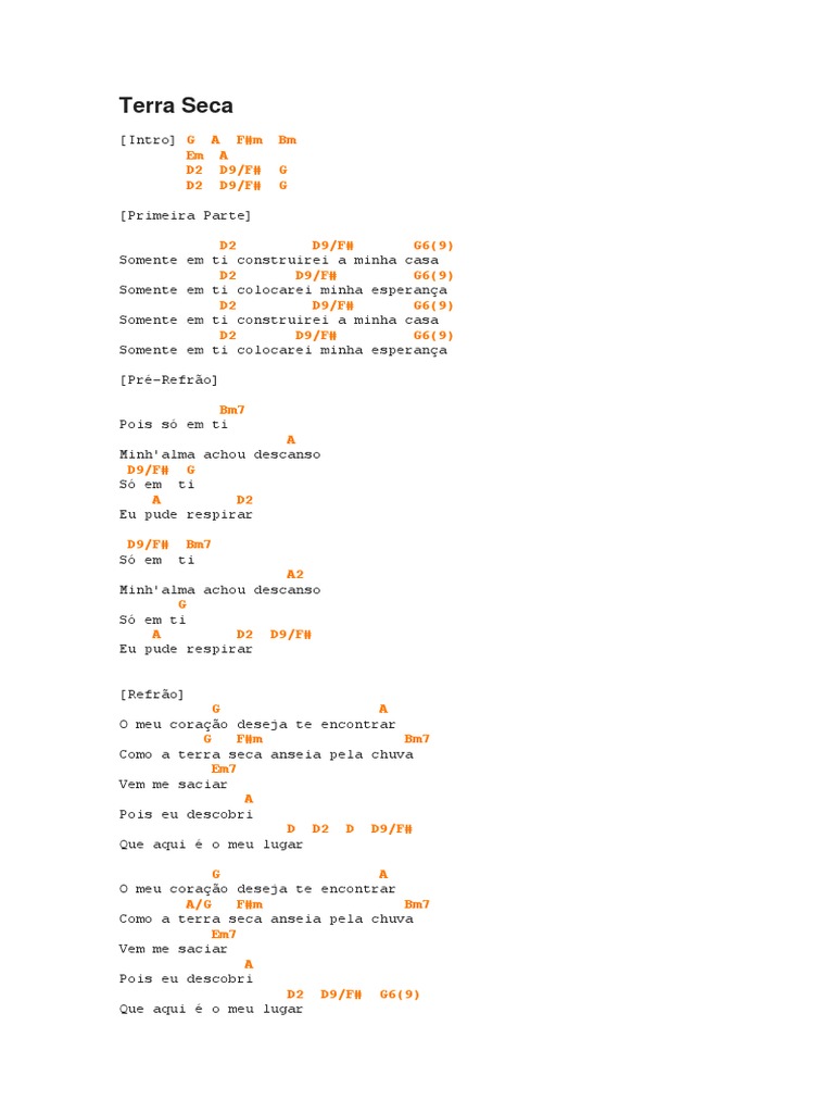 Terra Seca canção letra | PDF