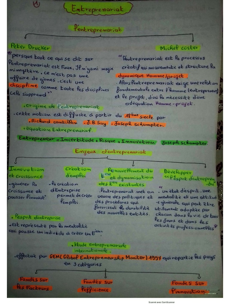 Résume Entreprenariat Ayoub El Abassi . | PDF