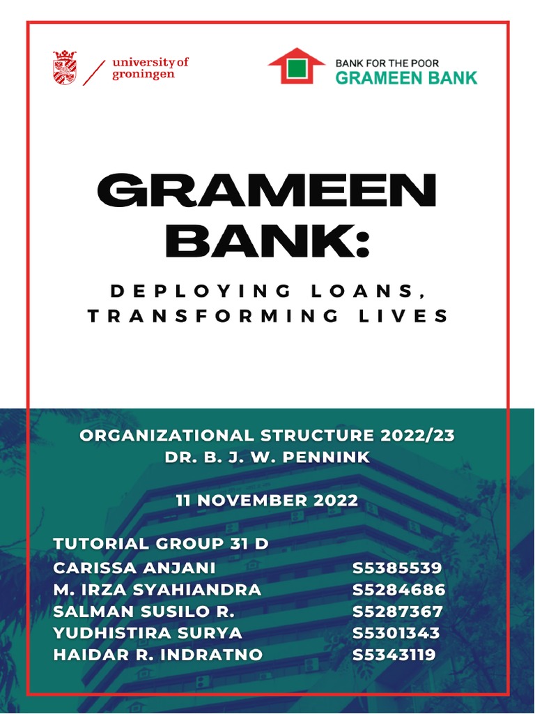 OS Final Exam Case - Grameen Bank | PDF | Grameen Bank | Microcredit