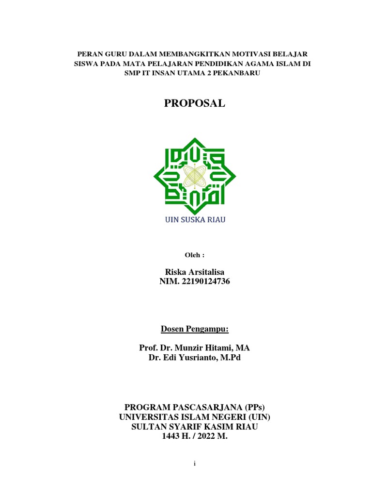 PROPOSAL KUALITATIF Juga | PDF