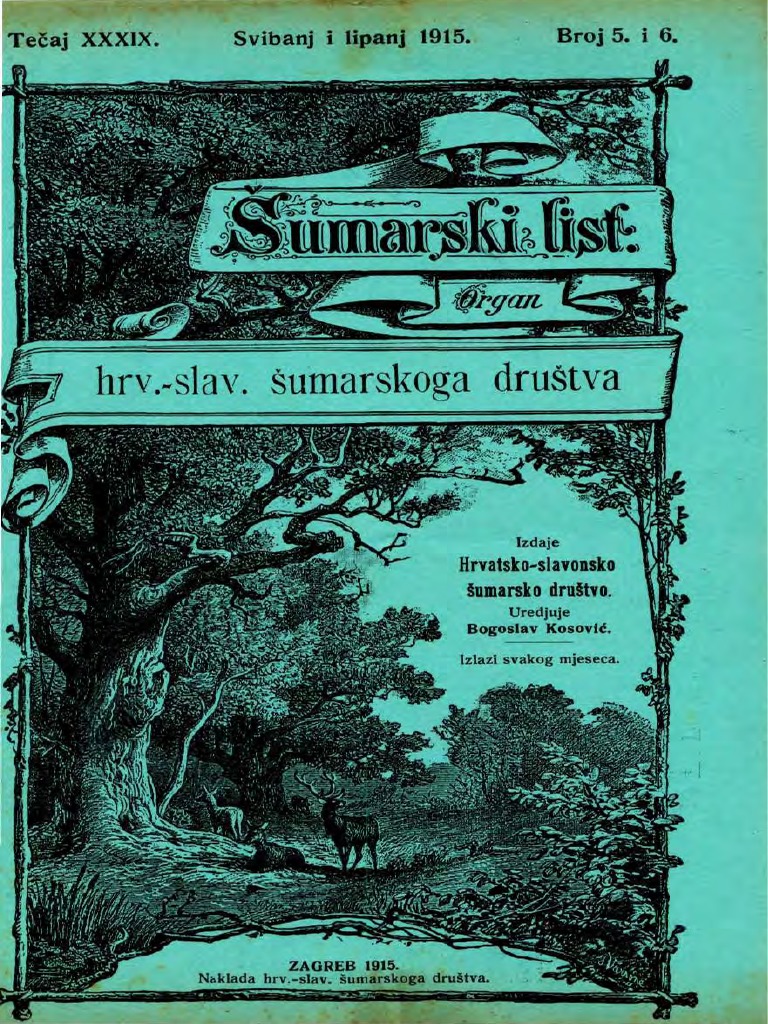 Šumarski List - Uzgoj Bagrema | PDF