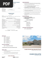 34th Church Founding Anniversary Script | PDF | Prayer | Jesus