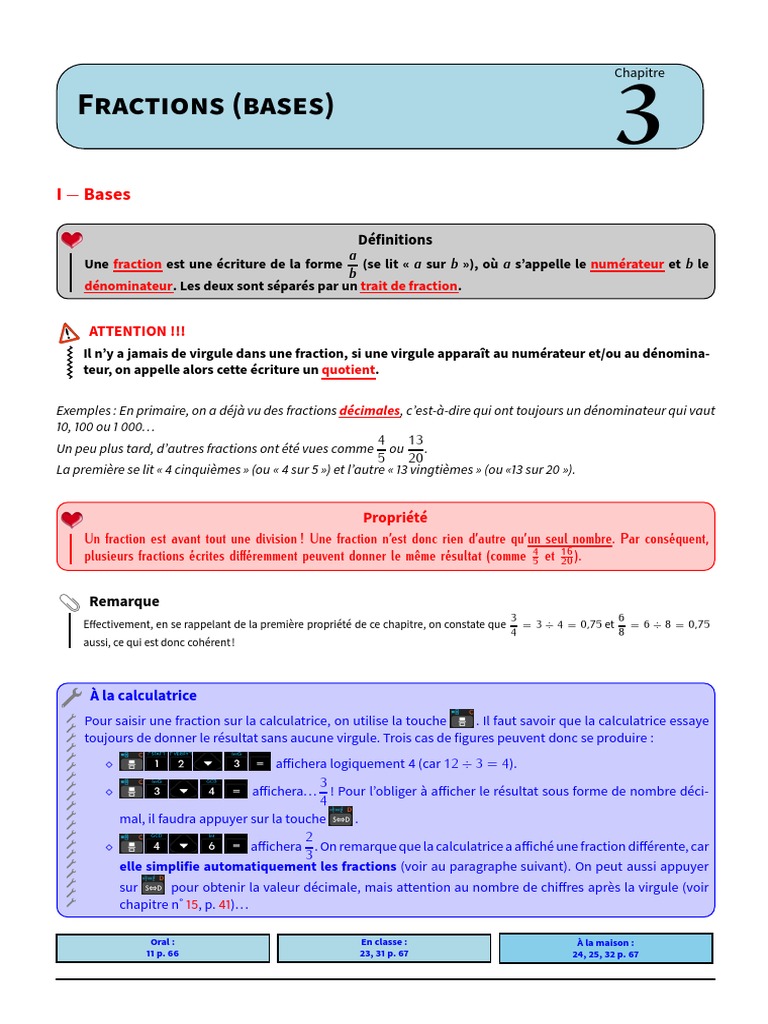 Comprendre les Fractions | PDF | Division | Nombre