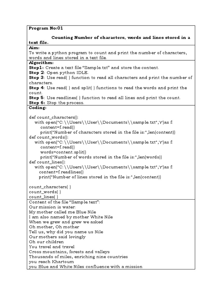 Practical Programs | PDF | Text File | Computer File