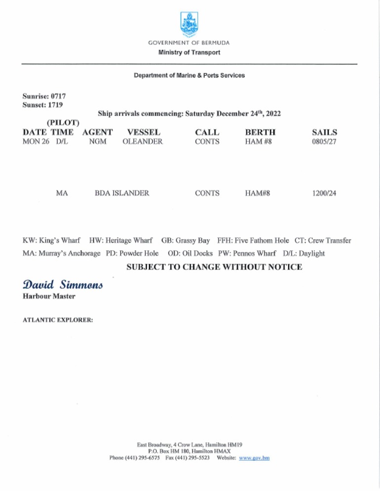 Weekly Shipping December 24 2022 | PDF