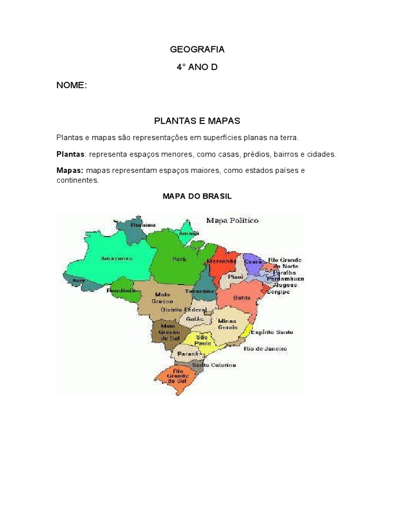 Mapas e Plantas | PDF