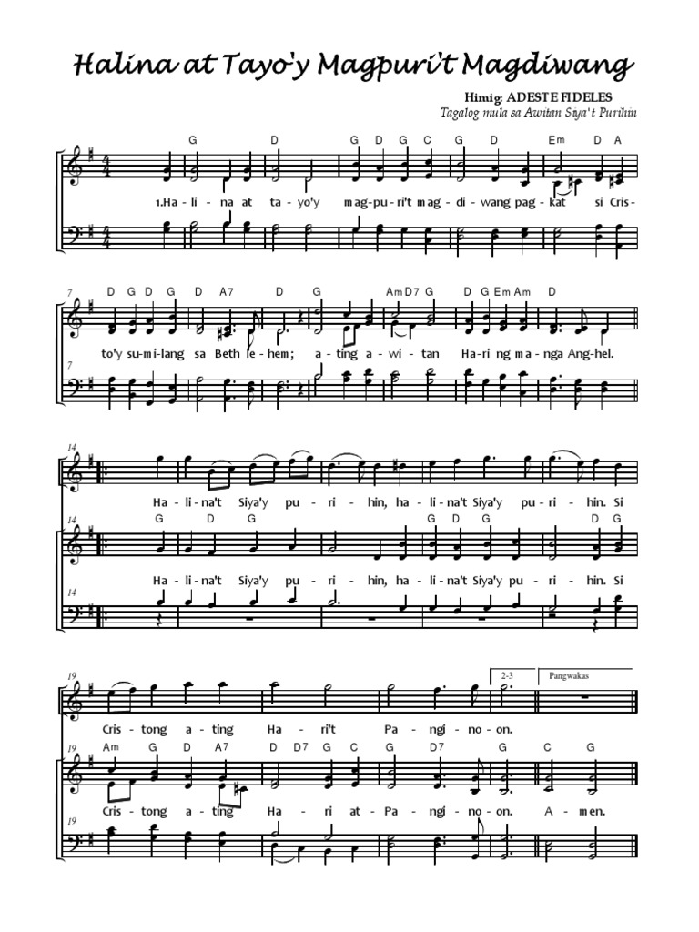 Halina at Magdiwang | PDF