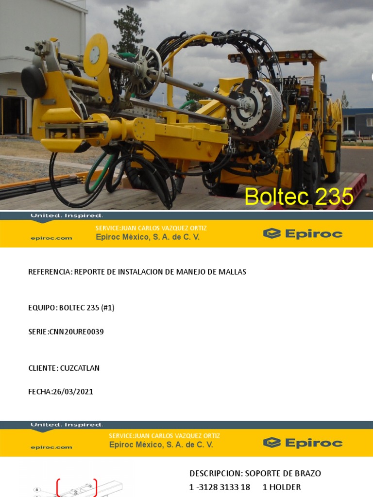 Instalación Boltec 235 | PDF
