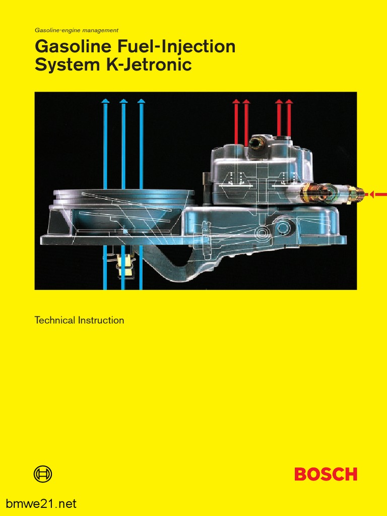 Bosch K-Jetronic Web | PDF | Internal Combustion Engine | Fuel Injection