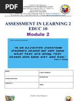 Lesson 15-Matching-Type Tests | PDF | Multiple Choice | Learning