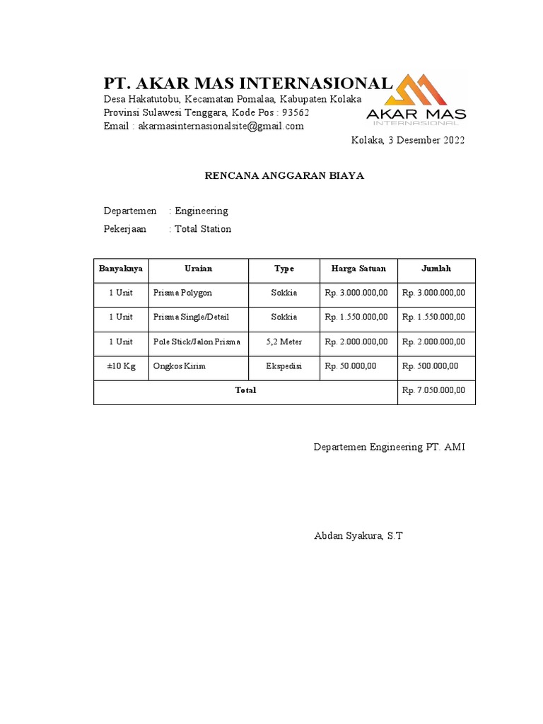 RAB Total Station | PDF