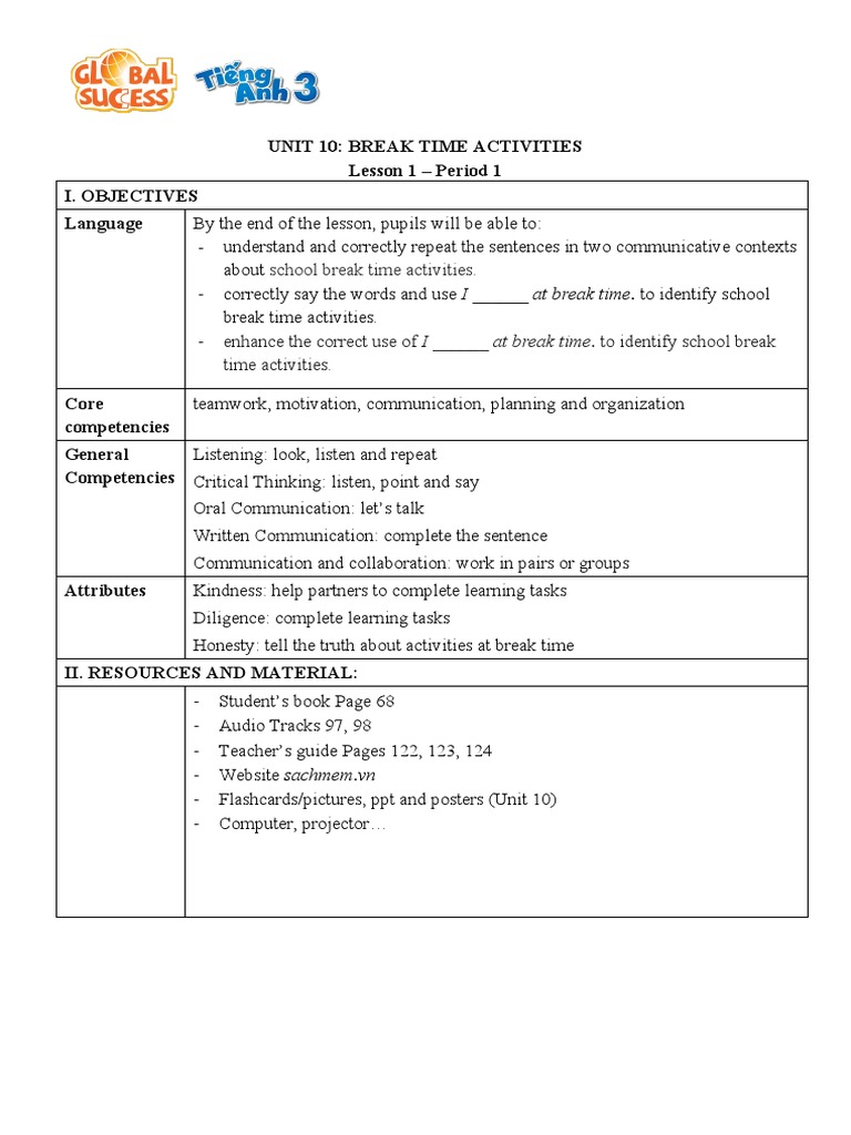 TA3 - GA - Unit 10 | PDF | Teachers | Learning