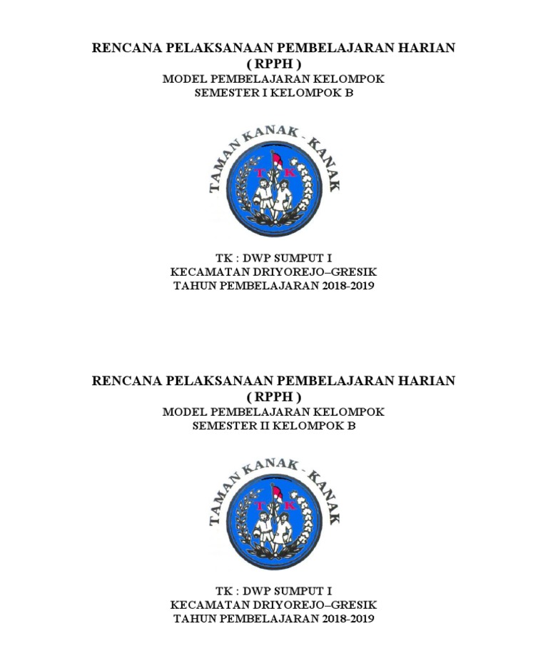 Cover RPPH New TK | PDF