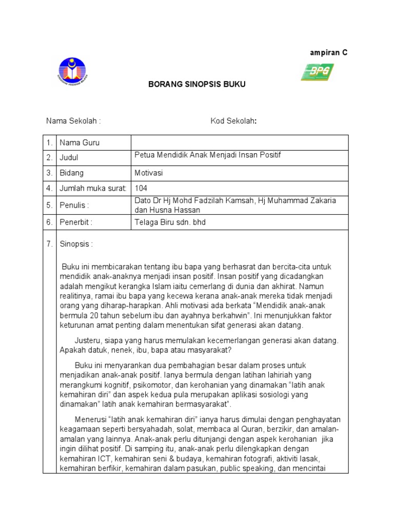 Sinopsis Buku 5 | PDF