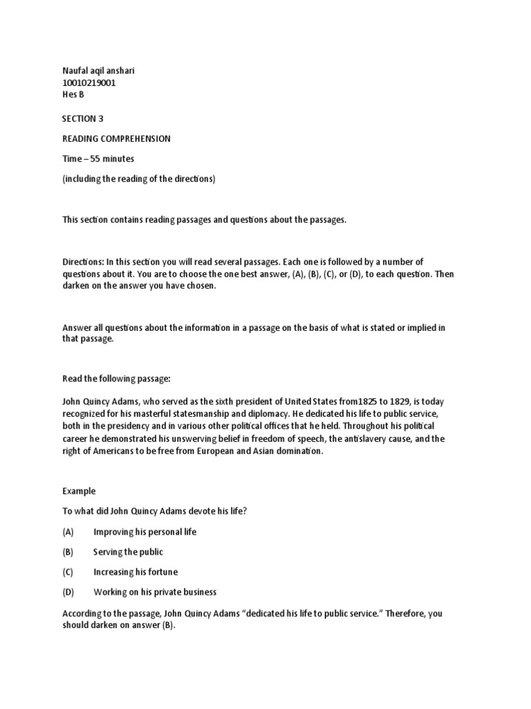 Toefl Reading Exercise 2020 | PDF | Razor | Clock