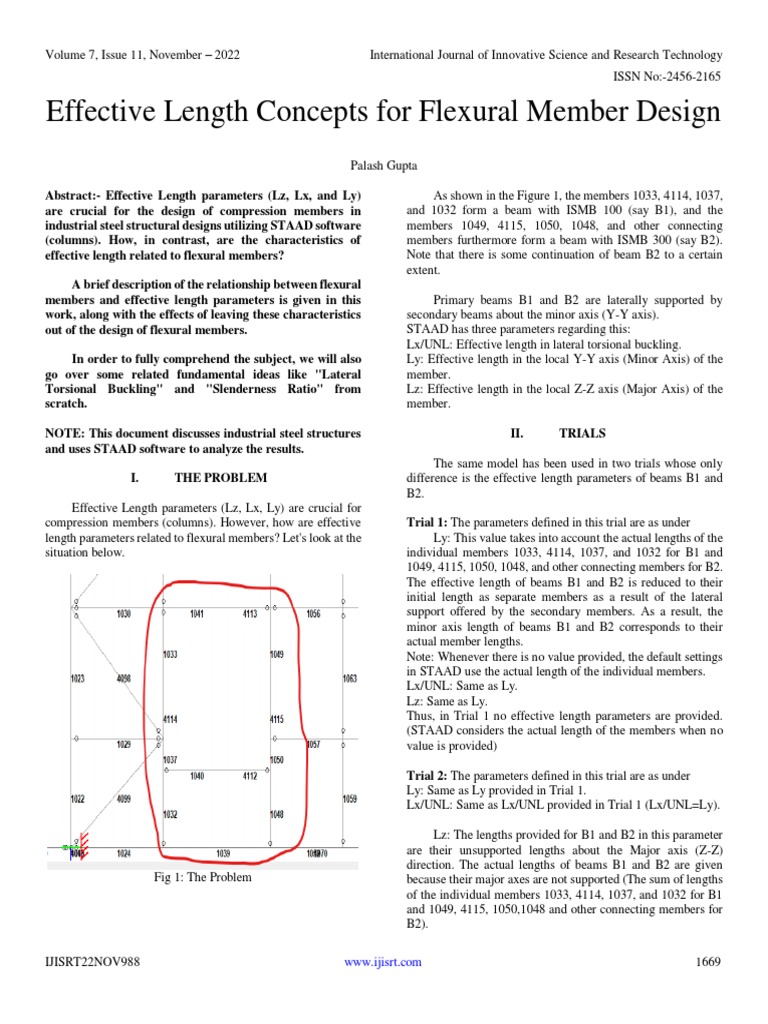 Effective Length in Flexural Member Design | PDF | Buckling | Bending