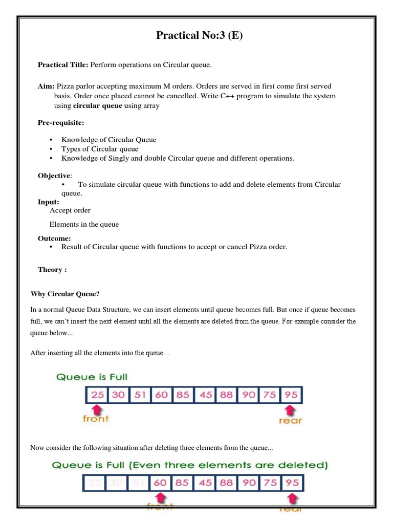Experiment Theory 2 | PDF | Queue (Abstract Data Type) | Subroutine