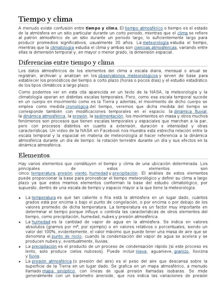 Tiempo y Clima | PDF | Clima | Humedad