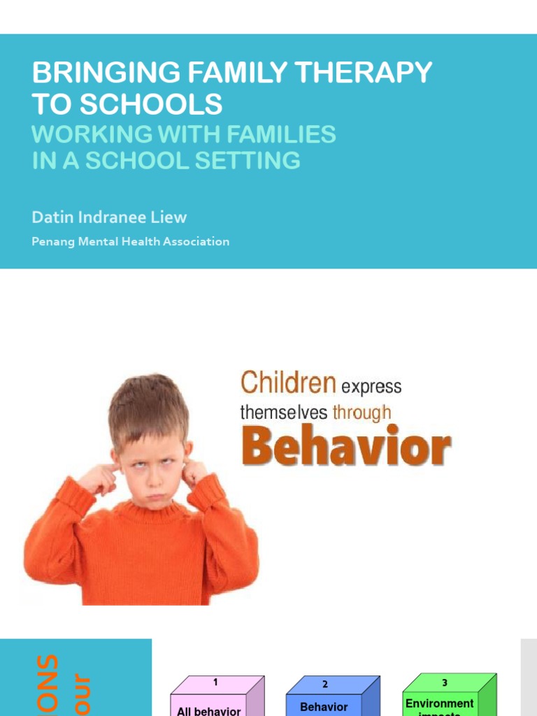 Family Therapy in School Settings | PDF | Behavior | Attention Deficit ...
